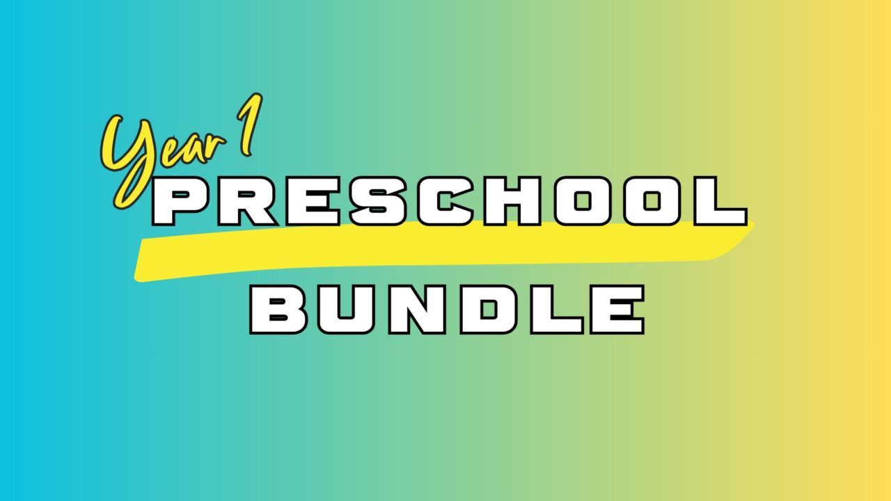 Year 1 Curriculum Bundle (Preschool) | KidMin Corinne