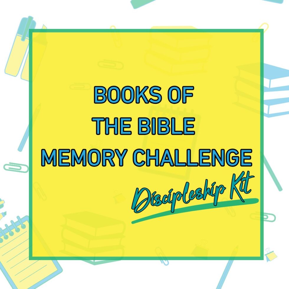 Books of the Bible Memory Challenge Discipleship Kit | KidMin Corinne