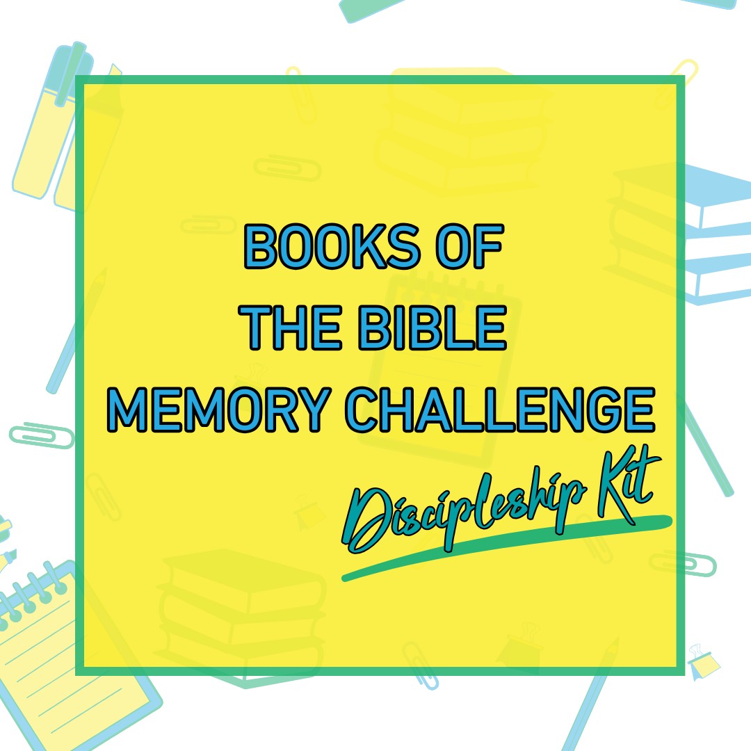 Books of the Bible Memory Challenge Discipleship Kit | KidMin Corinne